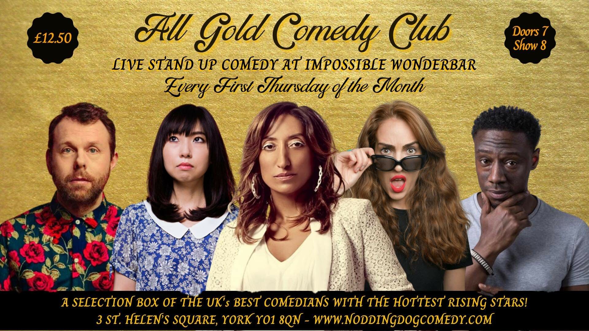 All Gold Comedy Club | JokePit - The Comedy Box Office