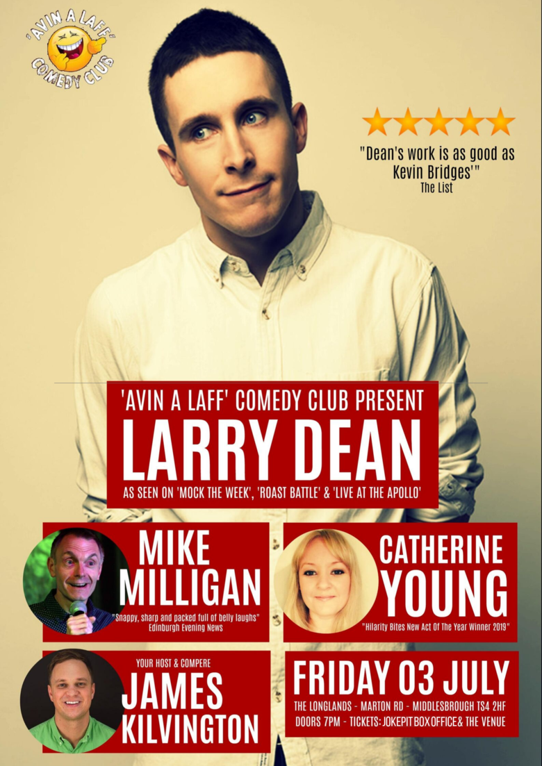 Avin a Laff Comedy Club present Larry Dean | JokePit - The Comedy Box ...