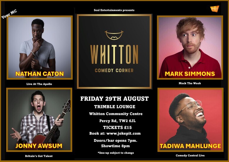 Whitton Comedy Corner | JokePit - The Comedy Box Office