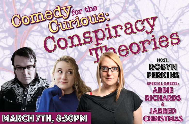 Comedy for the Curious: Conspiracy Theories | JokePit - The Comedy Box ...