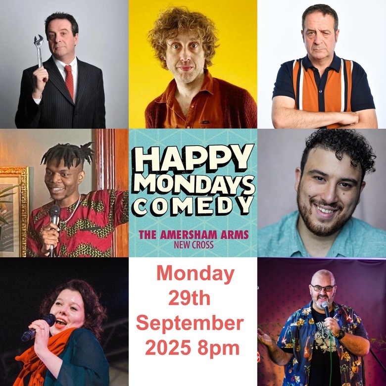 Happy Mondays Comedy at The Amersham Arms New Cross : Mark Thomas ...