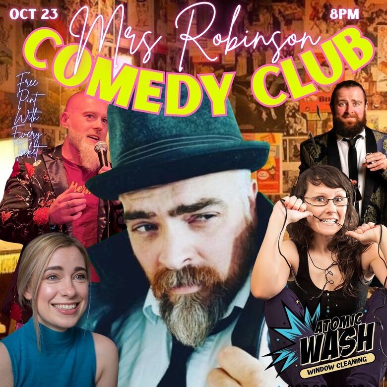 Mrs Robinson Comedy Club presents STEPHEN ELLIOTT and guests | JokePit ...